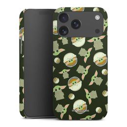 DeinDesign iPhone 17 Pro Max Handy Premium Case Smartphone Handyh&uuml;lle Schutzh&uuml;lle matt Official Licensed Product Star Wars Muster Baby Yoda Premium Case