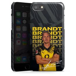 DeinDesign iPhone SE (2020) Handy Premium Case Smartphone Handyh&uuml;lle Schutzh&uuml;lle gl&auml;nzend Borussia Dortmund Bvb Julian Brandt Premium Case