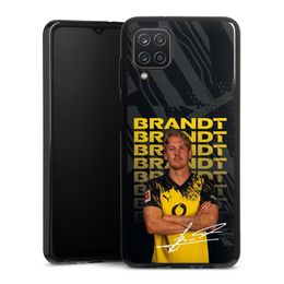 DeinDesign Galaxy A12 Handy Silikon H&uuml;lle Case schwarz Handyh&uuml;lle Borussia Dortmund Bvb Julian Brandt