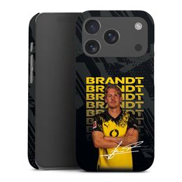 DeinDesign iPhone 17 Pro Handy Premium Case Smartphone Handyh&uuml;lle Schutzh&uuml;lle gl&auml;nzend Julian Brandt Bvb Borussia Dortmund Premium Case