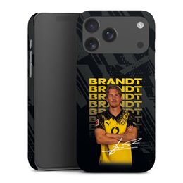 DeinDesign iPhone 17 Pro Max Handy Premium Case Smartphone Handyh&uuml;lle Schutzh&uuml;lle matt Julian Brandt Bvb Borussia Dortmund Premium Case