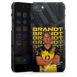 DeinDesign iPhone SE (2020) Handy Premium Case Smartphone Handyh&uuml;lle Schutzh&uuml;lle matt Borussia Dortmund Bvb Julian Brandt Premium Case