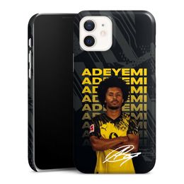 DeinDesign iPhone 12 Handy Premium Case Smartphone Handyh&uuml;lle Schutzh&uuml;lle gl&auml;nzend Bvb Borussia Dortmund Karim Adeyemi Premium Case