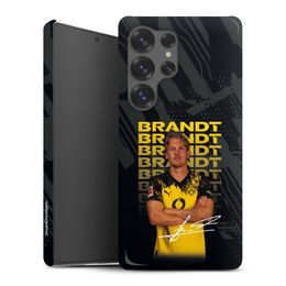DeinDesign Galaxy S25 Ultra Handy Premium Case Smartphone Handyh&uuml;lle Schutzh&uuml;lle gl&auml;nzend Julian Brandt Bvb Borussia Dortmund Premium Case
