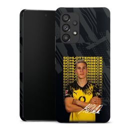 DeinDesign Galaxy A53 5G Handy Premium Case Smartphone Handyh&uuml;lle Schutzh&uuml;lle matt Nico Schlotterbeck Borussia Dortmund Bvb Premium Case