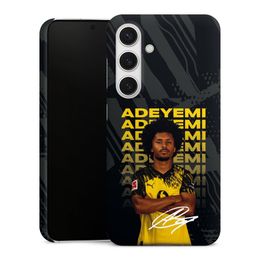 DeinDesign Galaxy S24 Handy Premium Case Smartphone Handyh&uuml;lle Schutzh&uuml;lle matt Bvb Borussia Dortmund Karim Adeyemi Premium Case