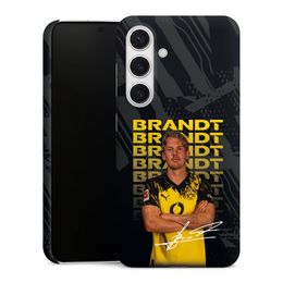DeinDesign Galaxy S24 Handy Premium Case Smartphone Handyh&uuml;lle Schutzh&uuml;lle matt Julian Brandt Bvb Borussia Dortmund Premium Case