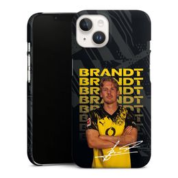 DeinDesign iPhone 14 Handy Premium Case Smartphone Handyh&uuml;lle Schutzh&uuml;lle matt Julian Brandt Bvb Borussia Dortmund Premium Case