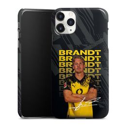DeinDesign iPhone 11 Pro Max Handy Premium Case Smartphone Handyh&uuml;lle Schutzh&uuml;lle gl&auml;nzend Borussia Dortmund Bvb Julian Brandt Premium Case
