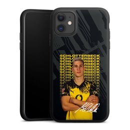 DeinDesign iPhone 11 Handy Premium Silikon H&uuml;lle Handyh&uuml;lle schwarz Case Bvb Nico Schlotterbeck Borussia Dortmund Silikon Premium Case