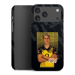 DeinDesign iPhone 17 Pro Max Handy Premium Case Smartphone Handyh&uuml;lle Schutzh&uuml;lle matt Borussia Dortmund Nico Schlotterbeck Bvb Premium Case