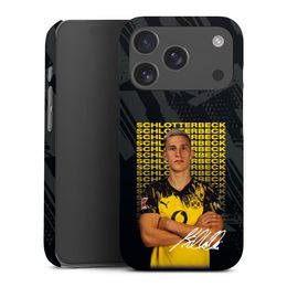 DeinDesign iPhone 17 Pro Handy Premium Case Smartphone Handyh&uuml;lle Schutzh&uuml;lle gl&auml;nzend Borussia Dortmund Nico Schlotterbeck Bvb Premium Case