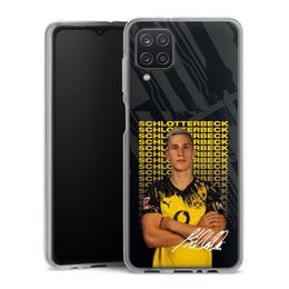 DeinDesign Galaxy A12 Handy Silikon H&uuml;lle Case transparent Handyh&uuml;lle Nico Schlotterbeck Borussia Dortmund Bvb Silikon Case