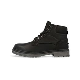 Wrangler Leder-Boots "Allan" in Schwarz - 40% | Gr&ouml;&szlig;e 45 | Herrenstiefel