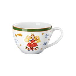 Hutschenreuther Espresso-Obertasse ''Happy Wintertime'' in Wei&szlig;/ Gr&uuml;n/ Rot - 100 ml - 11% | Gedeckter-tisch