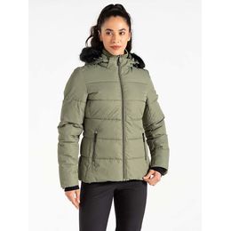 Dare 2b Ski-/ Snowboardjacke "Glamorize V" in Khaki - 84% | Gr&ouml;&szlig;e 42 | Damen-outdoorjacken