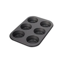 Dr. Oetker Muffinform "Tradition" in Schwarz - (L)19 x (B)28 cm - 10% | Kuechenhelfer