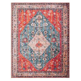 Safavieh Kurzflor-Teppich ''Tucson'' in Rot/ Blau - 33% | Gr&ouml;&szlig;e 91x152 cm |