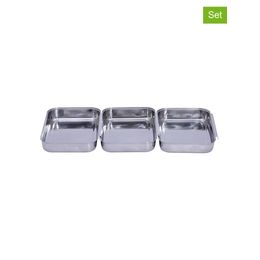 Wenko 3er-Set: Vorratsbeh&auml;lter in Silber - (B)15,7 x (H)3,2 x (T)22 cm - 15% | Kuechenhelfer