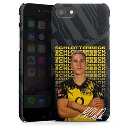 DeinDesign iPhone SE (2020) Handy Premium Case Smartphone Handyh&uuml;lle Schutzh&uuml;lle matt Nico Schlotterbeck Borussia Dortmund Bvb Premium Case
