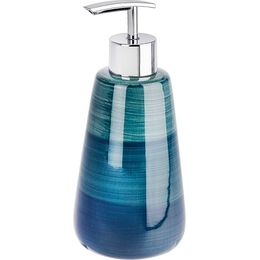 Wenko Seifenspender "Pottery" in Petrol - 360 ml - 11% | Badezimmer-accessoires