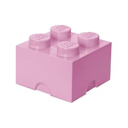 Lego Aufbewahrungsbox "Brick 4" in Hellpink - (B)25 x (H)18 x (T)25 cm - 37% | Kisten-koerbe