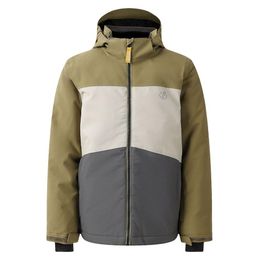 Dare 2b Ski-/ Snowboardjacke "Send It!" in Khaki/ Grau - 57% | Gr&ouml;&szlig;e 116 | Kinder-outdoor-jacken