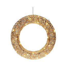 WellHome LED-Dekoanh&auml;nger in Gold - &Oslash; 40 cm - 14% | Wohndekoration