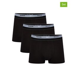 Reebok 3er-Set: Boxershorts "Mika" in Schwarz - 20% | Gr&ouml;&szlig;e L | Herren-waesche