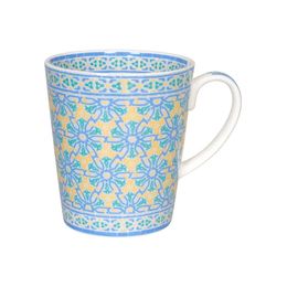 K&ouml;nitz K&ouml;nitz Jumbotasse ''Ornaments'' in Hellblau/ Creme - 600 ml - 11% | Gedeckter-tisch