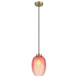 Globo lighting H&auml;ngeleuchte ''Jessica'' in Gold/ Pink - (H)120 x &Oslash; 15 cm - 38% | Haengeleuchten-deckenleuchten