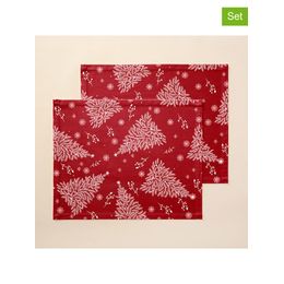 Mint Rugs 2er-Set: Tischsets "Christmas Bethlem" in Rot - (L)50 x (B)40 cm - 58% |