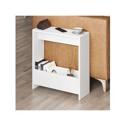 Scandinavia Concept Beistelltisch ''Simpi'' in Wei&szlig; - (B)55 x (H)60 x (T)20 cm - 68% | Tische