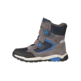 Lurchi Leder-Winterstiefel in Grau/ Dunkelblau - 39% | Gr&ouml;&szlig;e 34 | Kinderstiefel