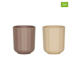 OYOY mini 2er-Set: Lerntrinkbecher "Pullo" in Braun/ Beige - ab 12 Monaten - 47% |