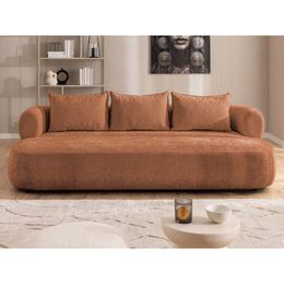 Home Affaire Big-Sofa &raquo;LUSSAC 4-Sitzer Design-Sofa mit Zierkissen, Ma&szlig;e B/T/H: 242/123/78 cm&laquo; hoher Sitzkomfort und modernes Design, Sofa ohne 