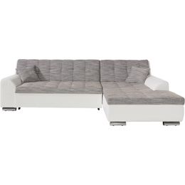 DOMO collection Ecksofa &raquo;Treviso viele Bez&uuml;ge, auch in Cord, L-Form, B/T/H: 267/80/83 cm&laquo; wahlw. mit Bettfunktion, inkl. Zierkissen, Unser 