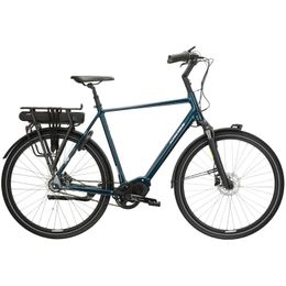 KROSS &raquo;E-Citybike Sentio Hybrid 5.0 28 Zoll blau&laquo; 7 Gang Shimano NEXUS Schaltwerk Nabenschaltung Mittelmotor 250 W Pedelec, Elektrofahrrad f&uuml;r...