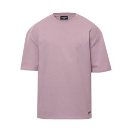 DROPSIZE T-Shirt &raquo;Herren Heavy Oversize Metal Patch Basic T-Shirt&laquo; 1 Stk. pink XS XS Vielseitige T-Shirts f&uuml;r jeden Anlass