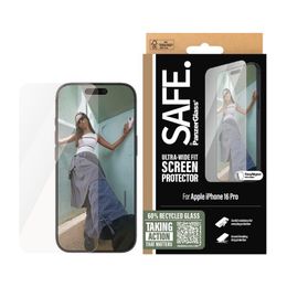 SAFE by PanzerGlass Displayschutzglas &raquo;Ultra-Wide Fit Screen Protection&laquo; f&uuml;r Apple iPhone 16 Pro Displayschutzfolie, Schutzfolie, Bildschirmschutz, 