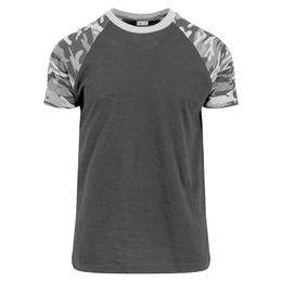 Urban Classics T-Shirt &raquo;Herren Raglan Contrast Tee&laquo; 1 Stk. black/darkcamo 3XL 3XL Stilvolles Multicolor-Design f&uuml;r trendige Looks