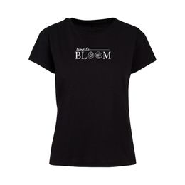 Merchcode T-Shirt &raquo;Damen Ladies Pretty Time to bloom - Box Tee&laquo; 1 Stk. black L L Vielseitige T-Shirts f&uuml;r jeden Anlass