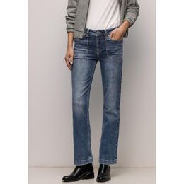 Street One Damen Street One Bootcut-Jeans High Waist, Slim Fit 25, L&auml;nge 30