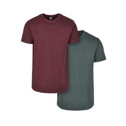 Urban Classics T-Shirt &raquo;Herren Basic Tee 2-Pack&laquo; 1 Stk. bottlegreen/redwine L L Vielseitige T-Shirts f&uuml;r jeden Anlass