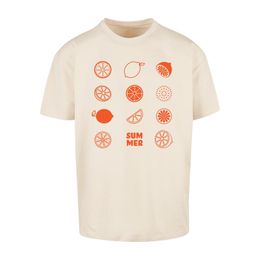 Merchcode T-Shirt &raquo;Summer - Citrus Heavy Oversize Tee&laquo; 1 Stk. sand XXL XXL Darf in keinem Kleiderschrank fehlen