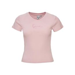 Karl Kani T-Shirt &raquo;Damen KW232-033-2 KK Small Signature Tight Rib Tee&laquo; 1 Stk. lightrose L L KOMFORT OHNE GRENZEN: Genie&szlig;en Sie den ganzen Tag &uuml;ber...