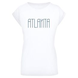 Merchcode T-Shirt &raquo;Damen Ladie Atlanta Extended Shoulder Tee&laquo; 1 Stk. white L L Vielseitige T-Shirts f&uuml;r jeden Anlass