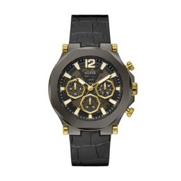 Guess Analoguhr 'EDGE ' Herren Gr&ouml;&szlig;e One Size gold / schwarz