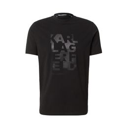K by KARL LAGERFELD Karl Lagerfeld T-Shirt Herren Gr&ouml;&szlig;e L grau / schwarz