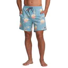 Billabong Badeshorts 'Good Times' Herren Gr&ouml;&szlig;e M beige / hellblau / pastellgelb / wei&szlig;